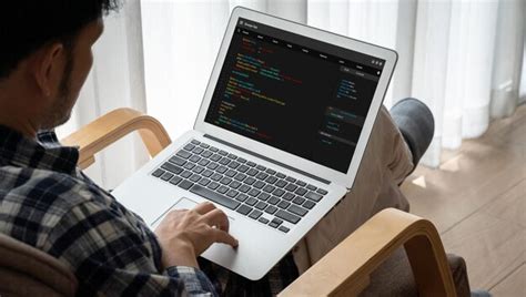 Premium Photo Software Development Programming On Computer Screen For