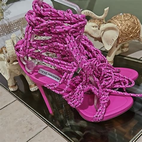 Steve Madden Shoes Nwt Steve Madden Hot Pink Strappy Stiletto