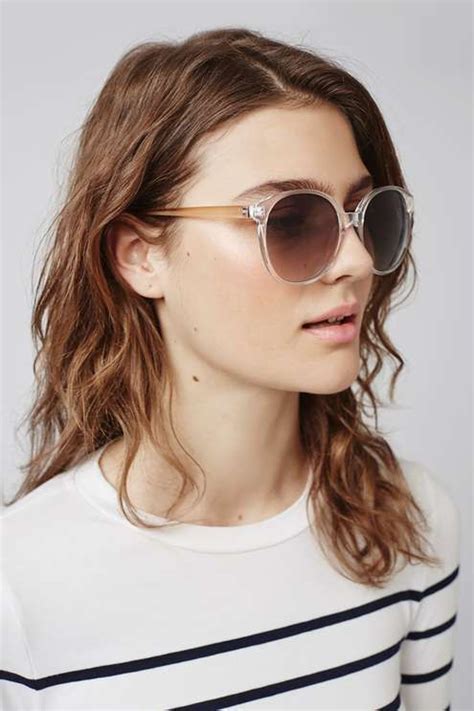 Lucie Oversized Preppy Sunglasses Sunglasses Topshop Outfit Round
