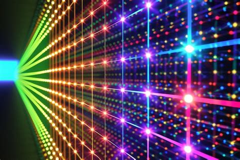 Premium Photo Illuminated Neon Light Effect Texture