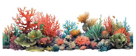 Ai Generated Underwater Coral Reef 39858815 Png