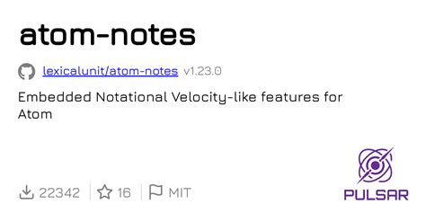 Atom Notes