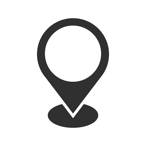 Premium Vector Geolocation Icon On Light Background Mark Location Symbol Navigation Map