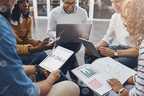 group tablet screen and business meeting for data analysis mockup