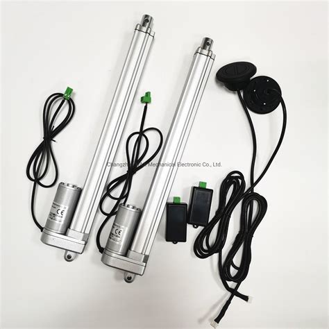 Synchronized Linear Actuators With Hall Sensor Feeback 500mm Linear Actuator Motor And Mini