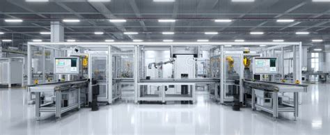 The Advanced Robotics Technology In A Modern Automated Manufacturing Facility Ai Generated