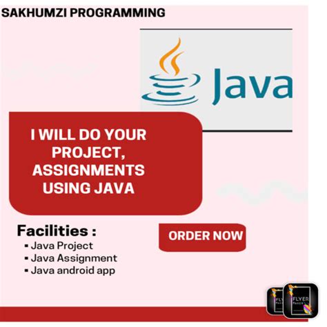 Do Your Java Project And Java Assignment By Sakhumzi1998 Fiverr