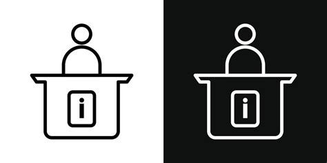 Help Desk Information Icon Vector Art At Vecteezy