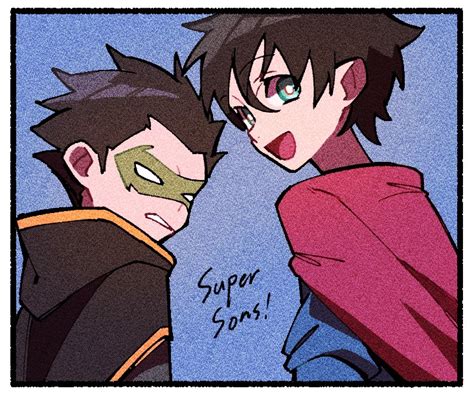 Robin Damian Wayne Superboy And Jonathan Kent Dc Comics And More