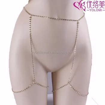 Sexy Leg Chain Thigh Chain Jewelry Harness Rhinestone Leg Chain Jewelry 1214b06 Buy Silver Leg