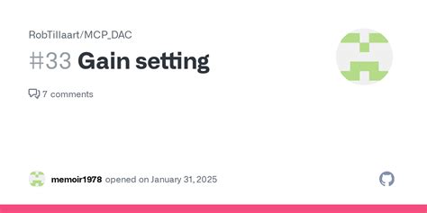 Gain Setting Issue RobTillaart MCP DAC GitHub