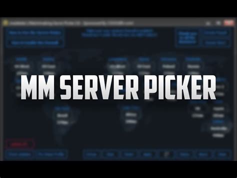 Cs2 Server Picker