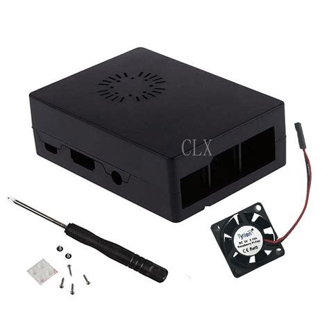 raspberry pi 3 abs case plastic box black white tr grandado
