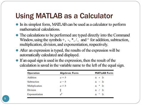 Basic Matlab Programming Pptpptx