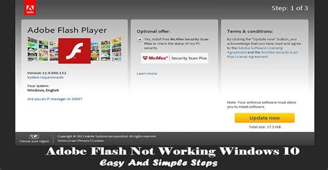 Adobe Flash Error Windows 10 Galsoftis