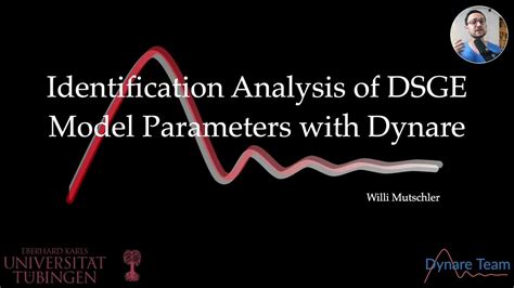 Identification Analysis Of Dsge Model Parameters With Dynare Youtube