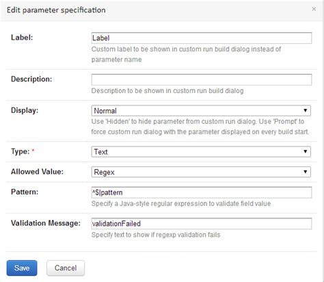 Configuration Parameter Of Type Regex Cannot Be Empty Teamcity Support Jetbrains