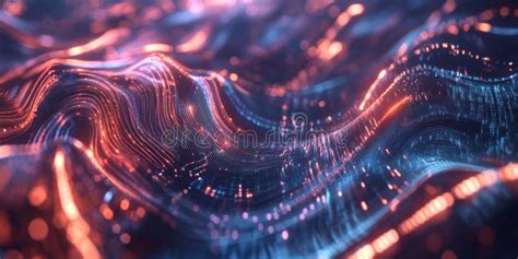 A Mesmerizing Futuristic Visualization Of Ai Driven 6g Wireless Communication Featuring Glowing