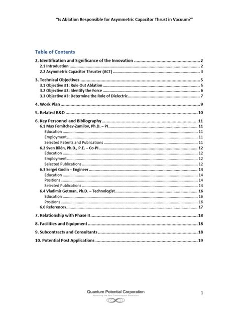 Nasa On Asymmetric Capacitor Thrust Pdf