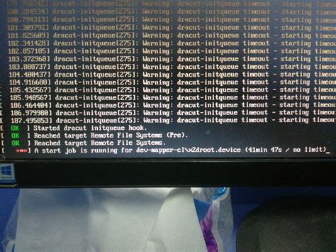 开机a Start Job Is Running For Dev Mapper Cl×2droot Device Csdn社区