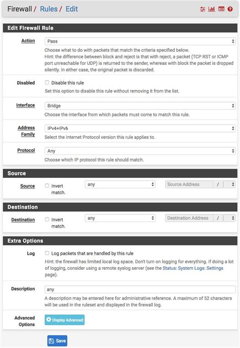 Cant Create Lan Bridge Pfsense