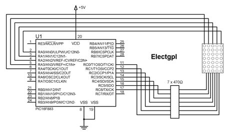Electgpl Electrónica Matriz de LED con RTOS