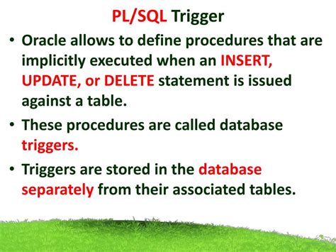 PPT PL SQL PowerPoint Presentation Free Download ID