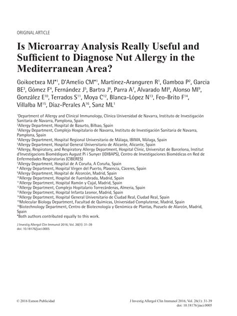 Pdf Is Microarray Analysis Really Useful And Sufficient To Diagnose