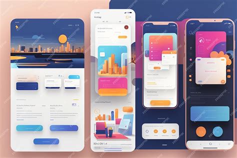 Premium Ai Image Design Excellence Unleashed Crafting Engaging Uiux Scenarios With Mockups