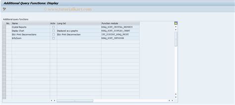 Sq09 Sap Tcode Sap Query Maintain Additional Func
