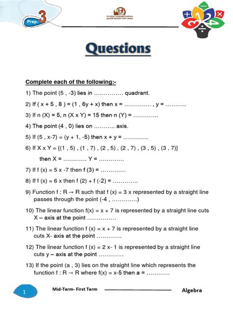 Algebra En Mlzamty Com 2 Pdf Function Mathematics