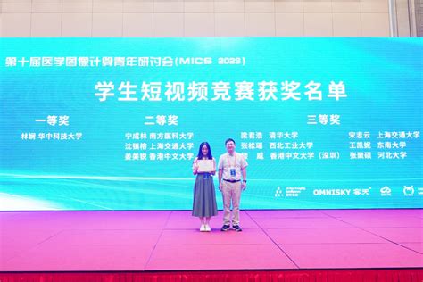 林娴同学获得MICS学生竞赛一等奖 数字媒体与智能网络实验室