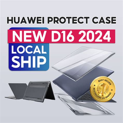 HUAWEI Matebook D Laptop Case Cover Hard Shell Soft Protective Case Matte Black Protect Casing