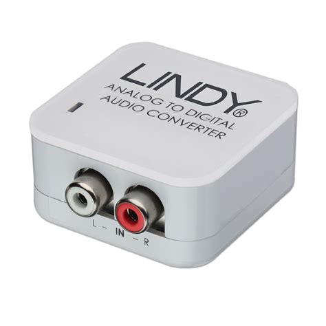 Analogue Stereo To Spdif Digital Audio Converter From Lindy Uk