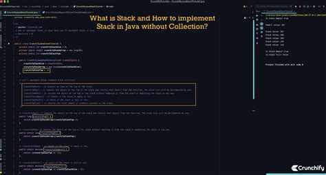 What Is Stack And How To Implement Stack In Java Without Collection Crunchify