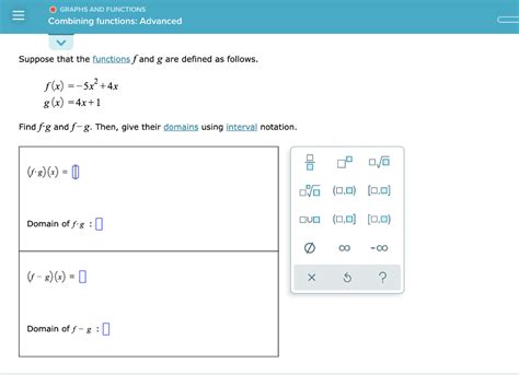 Solved Iii O Graphs And Functions Combining Functions