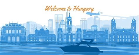 가리 유명한 랜드마크 실루 스타일 터 일러스트레이션 프리미엄 벡터