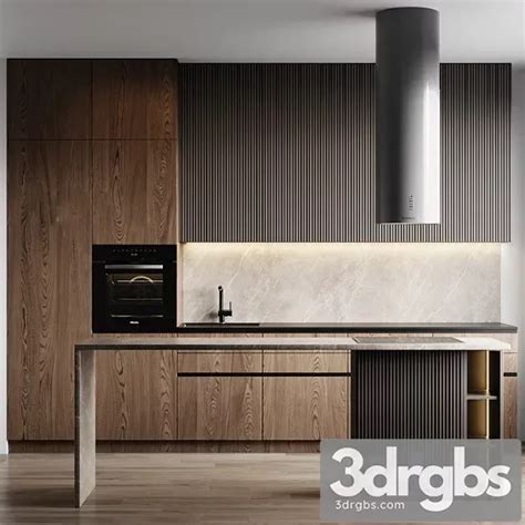 Kitchen 3 3dsmax Download Дизайн кухонного шкафа Элитные кухни Дизайн интерьера ванной комнаты