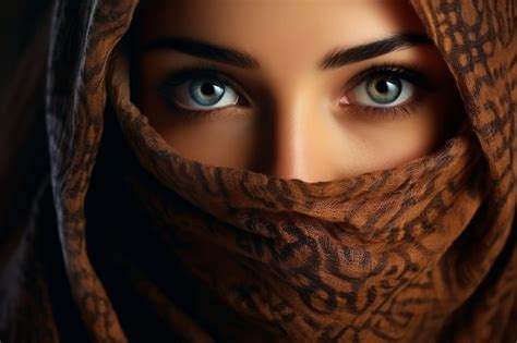Premium Ai Image Islamic Traditional Hijab Girl Generative Ai