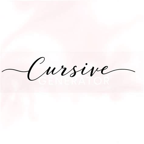 Best Cursive Handwriting Name Generator Vondy
