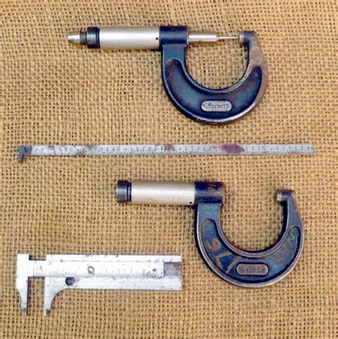 Vintage Machinist Measuring Tools For Parts Repair Repurposing Etsy