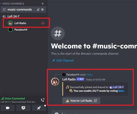 How To Add Lofi Radio Bot On Discord Step By Step Golinuxcloud