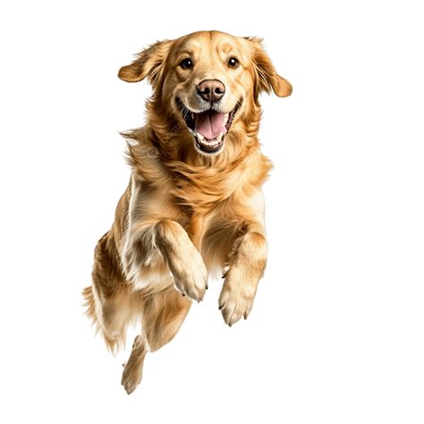 흥분과 기쁨으로 점프하는 행복한 골든 리트리버 개 골든 리트리버 강아지 행복한 개 점프 개 Png 일러스트 및 이미지 에 대한 무료 다운로드 Pngtree
