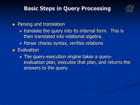 Ppt Query Processing Powerpoint Presentation Free Download Id1296432