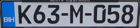 Индекс автомобильных номеров Боснии и Герцеговины это Что такое Индекс автомобильных