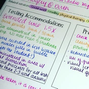 IEP Cheat Sheet Print And Go OR Digital Use By Illuminate With Iris