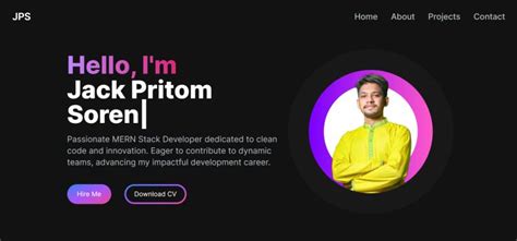 Nextjs React Portfoliobuilding Webdevelopmentjourney Jack Pritom Soren