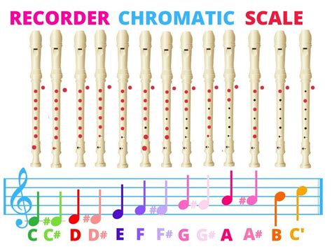 Recorder Notes Chart