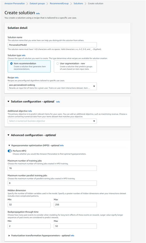 AWS Personalize For Recommending New Movies To Users Based On Their Ratings To Other Similar