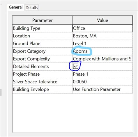 gbxml export as rooms detailed elements autodesk community